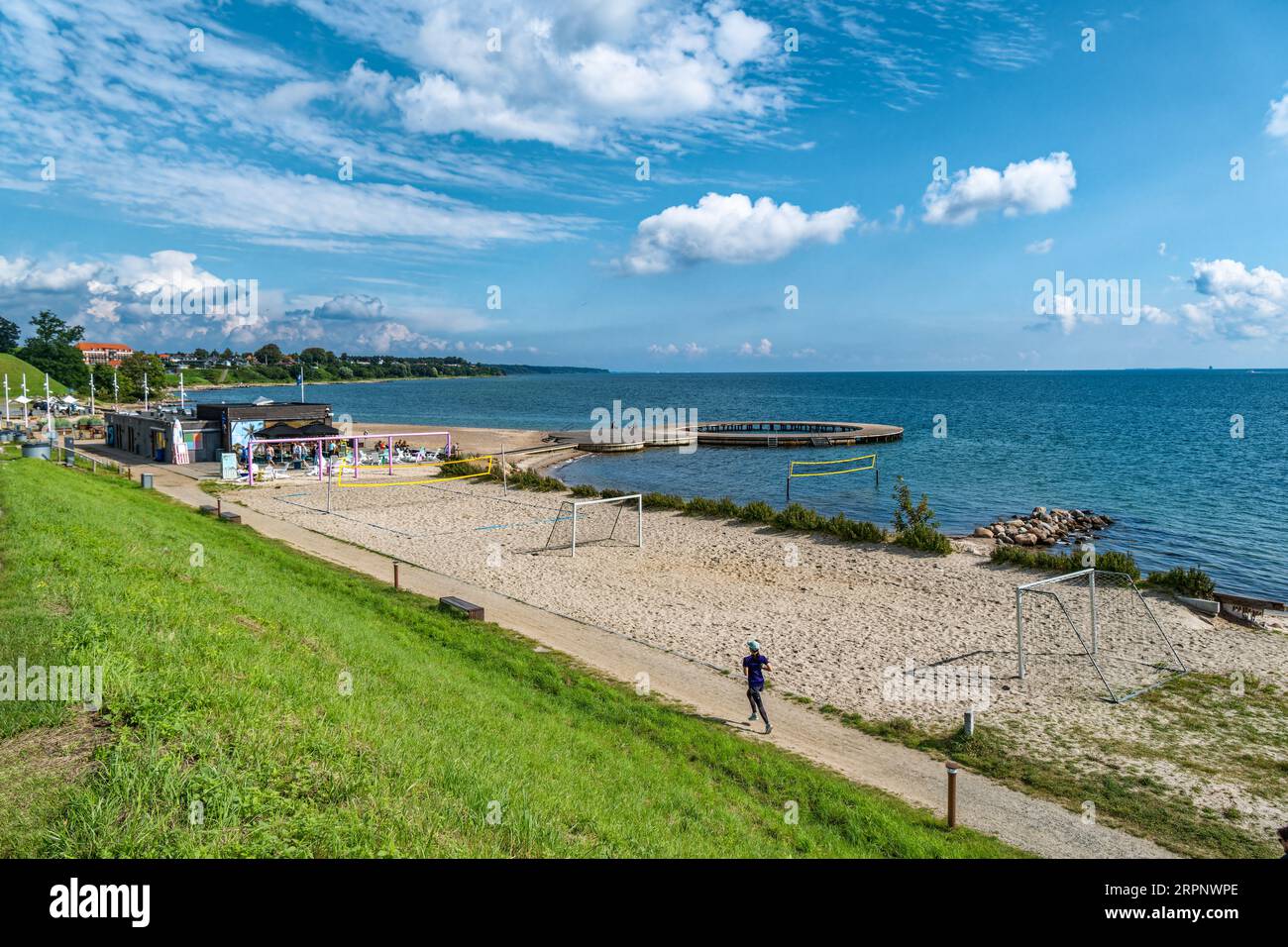 Beach in Fredericia Jutland, Denmark Stock Photo - Alamy