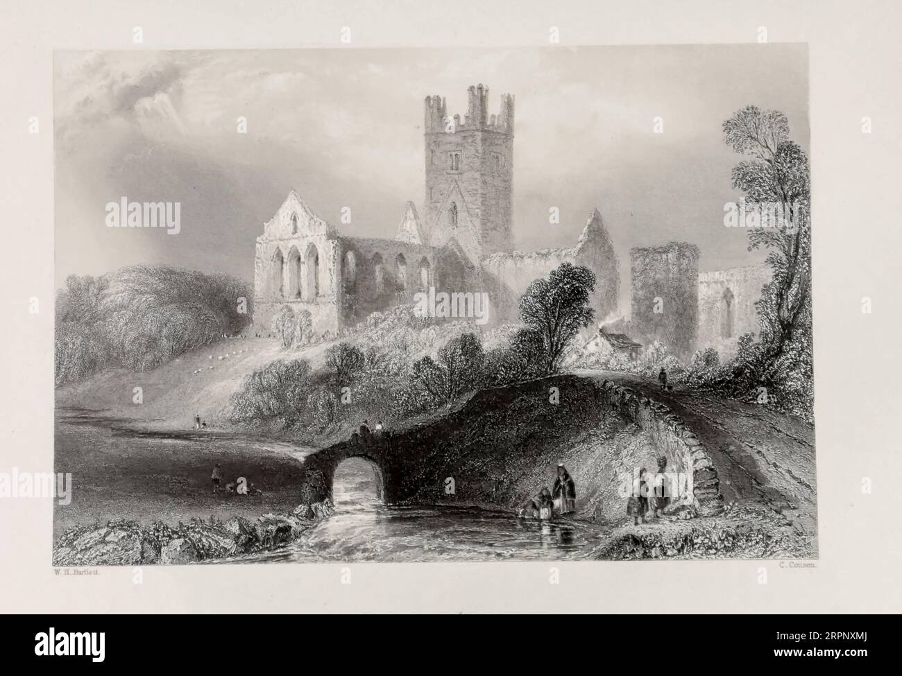 Abbey drawings hi-res stock photography and images - Alamy