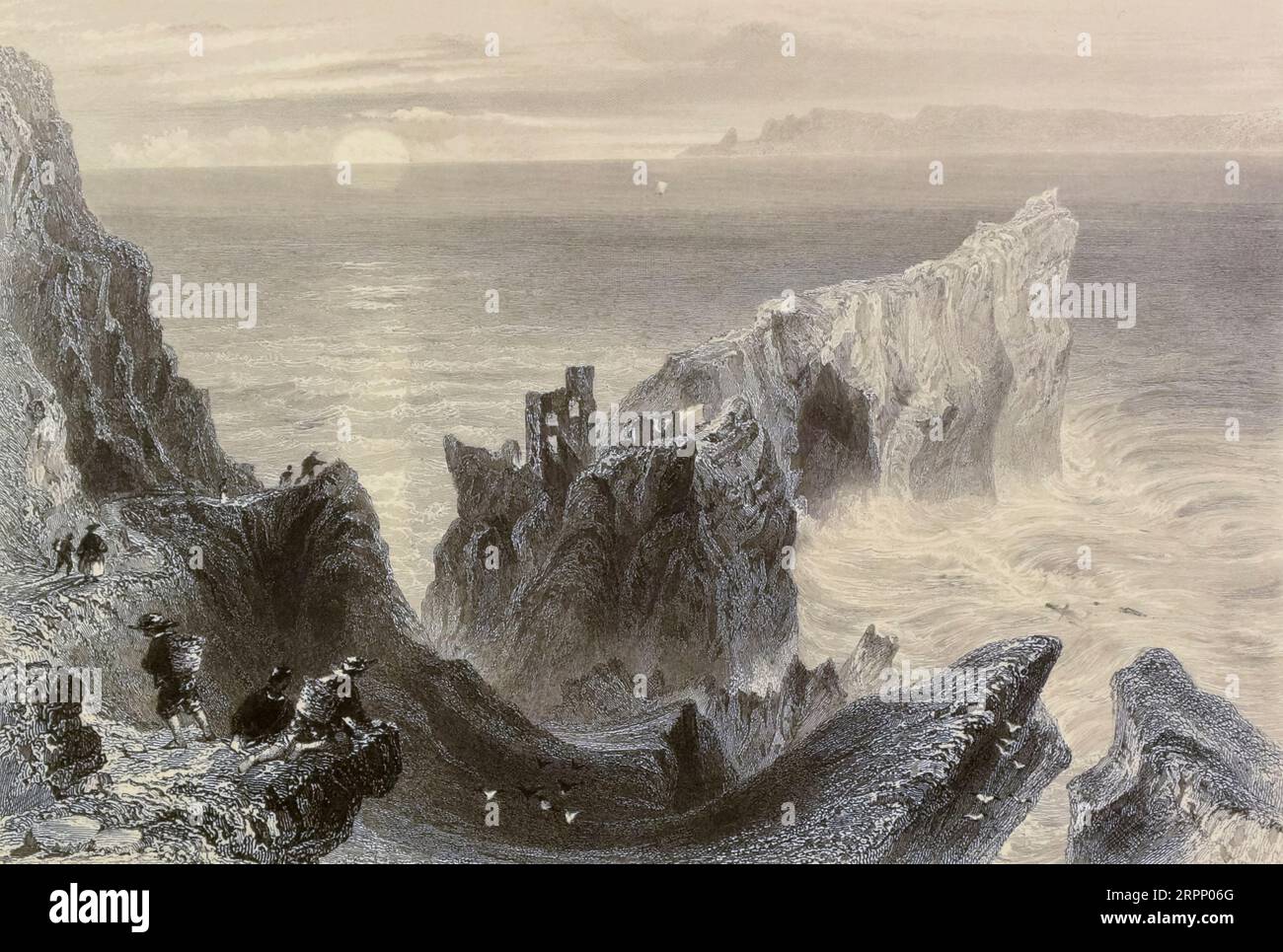 Kenbane castle old hi-res stock photography and images - Alamy