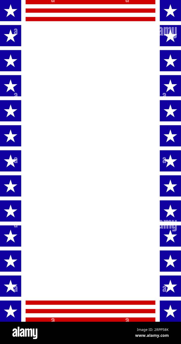 american flag frame Stock Vector Image & Art - Alamy