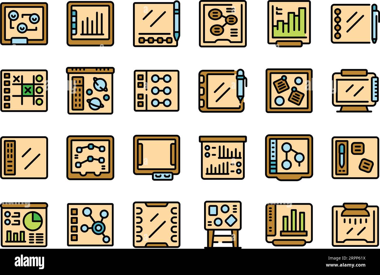 Smart board using Stock Vector Images - Alamy