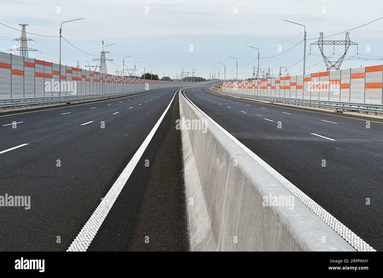 Moscow, Russia. 02nd Sep, 2023. Construction of the federal highway M12 ...
