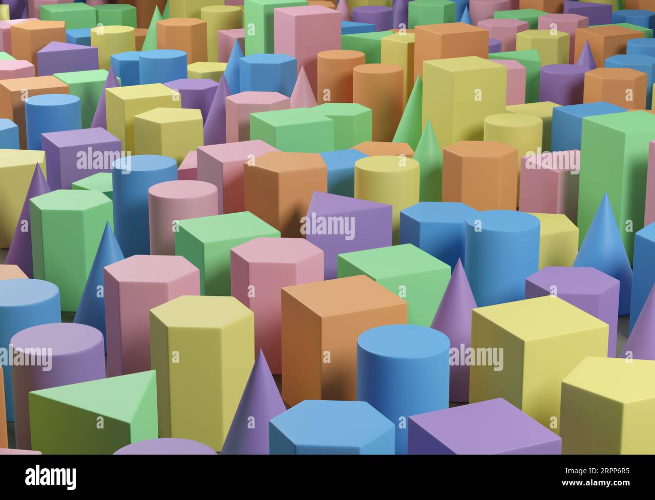 Geometry and 3d shapes hi-res stock photography and images - Alamy