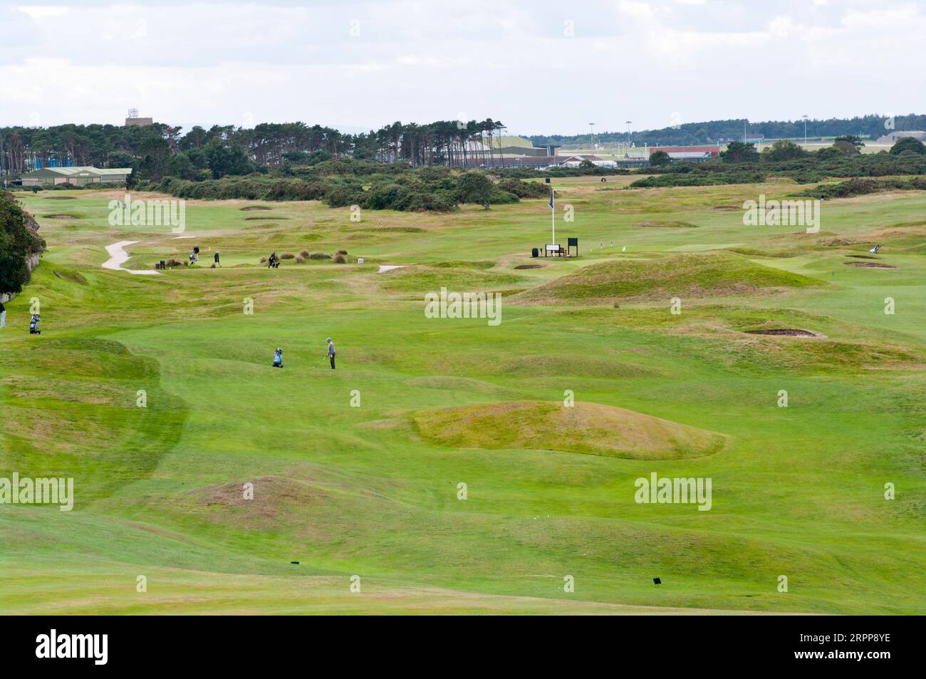 View Across Moray Golf Club Lossimouth Moray Scotland Stock Photo - Alamy