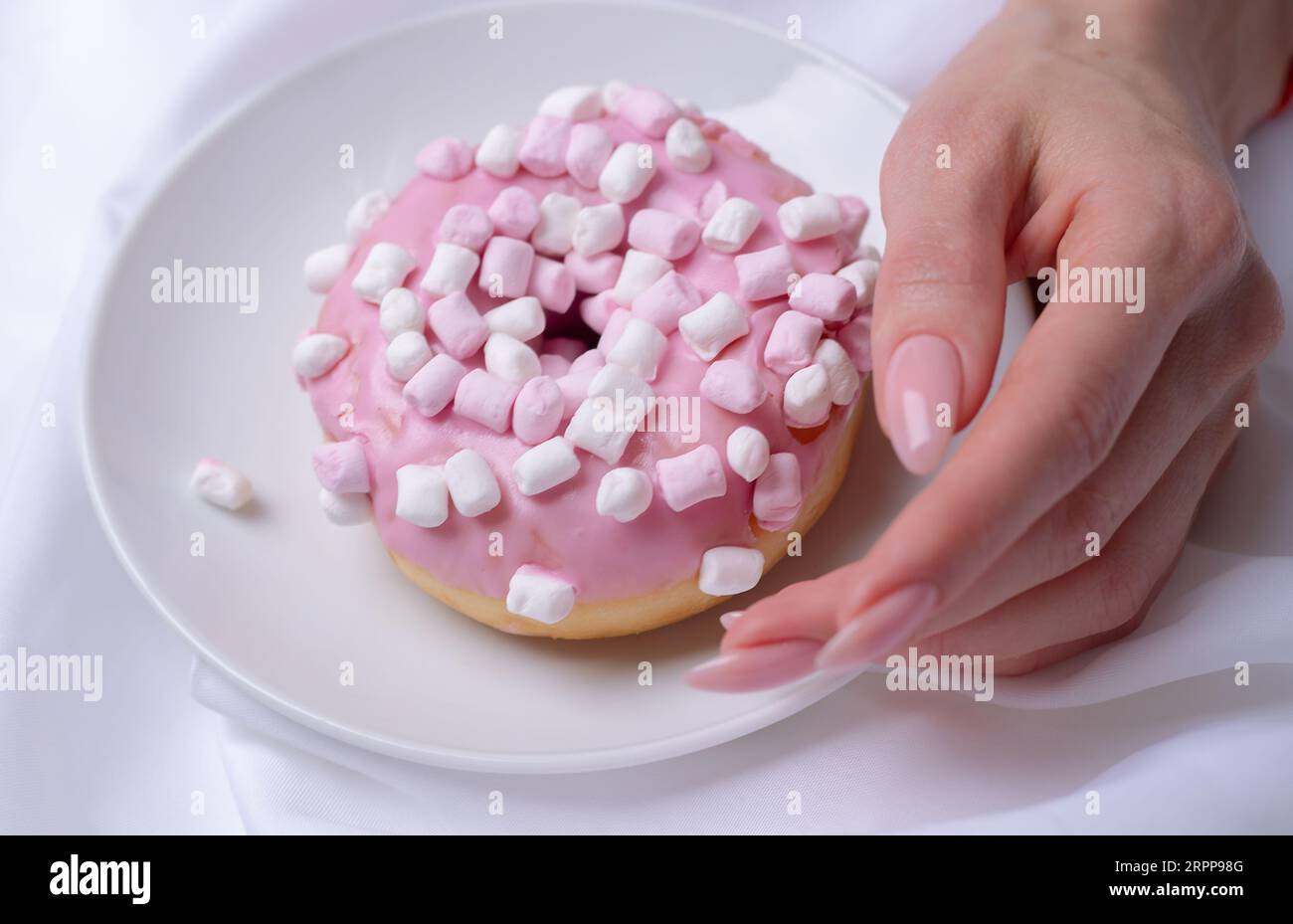 Hand with manicure hi-res stock photography and images - Alamy