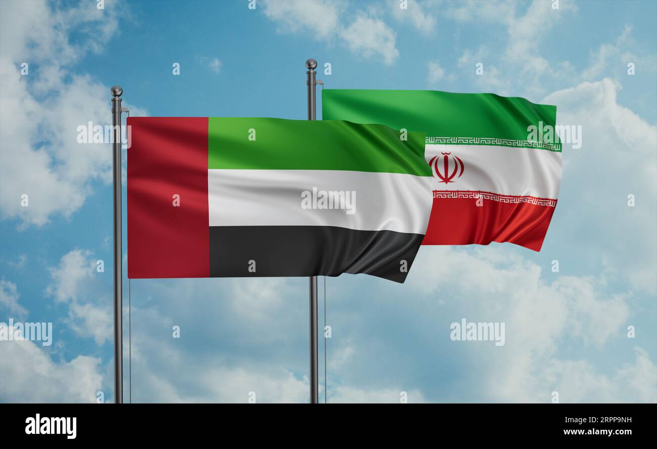 Uae iran flag hi-res stock photography and images - Alamy