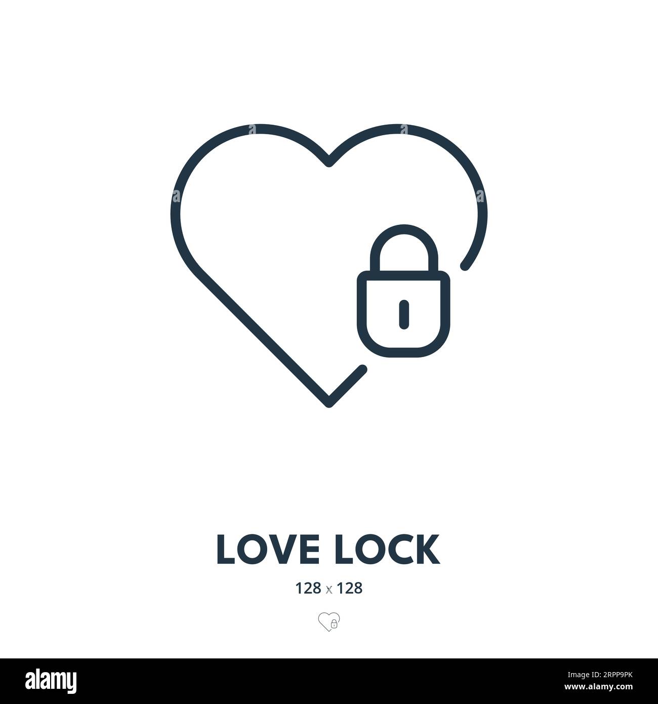 Couple love lock Stock Vector Images - Alamy