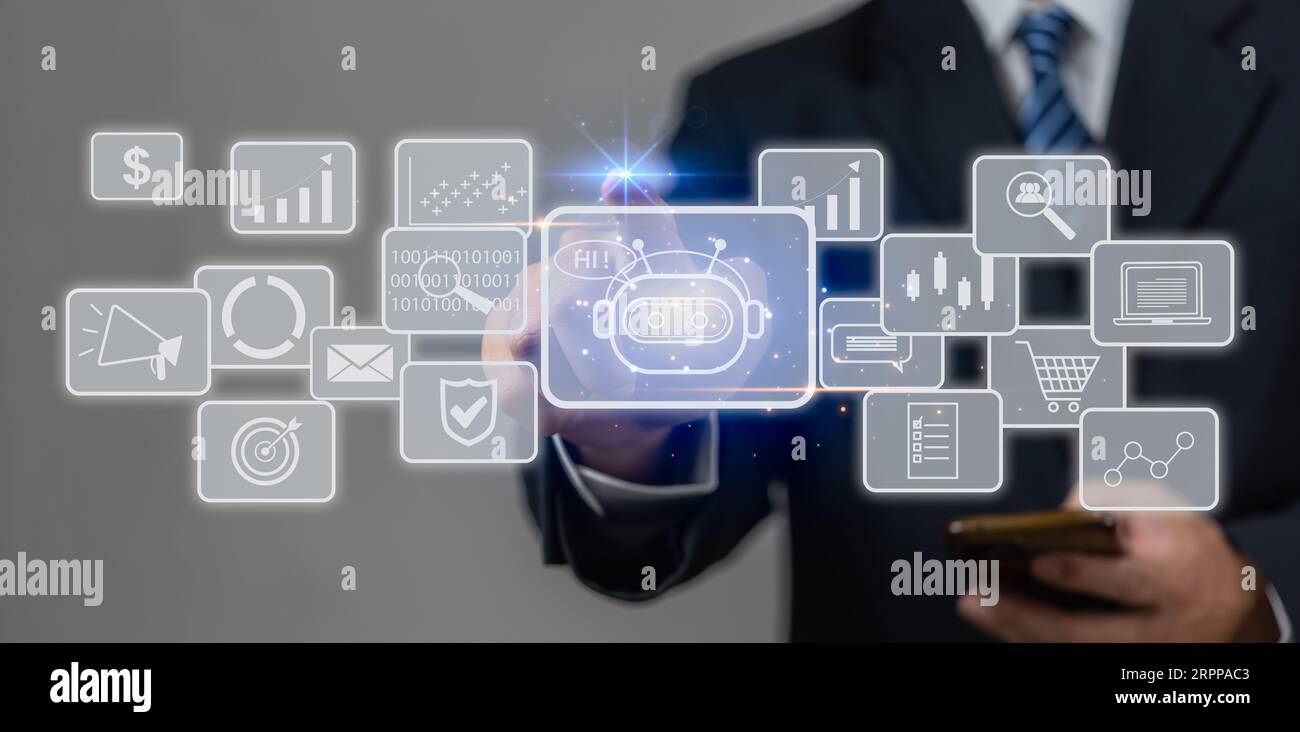 Conversational software hi-res stock photography and images - Alamy