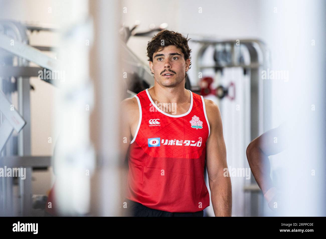 Toulouse, France. 05th Sep, 2023. Japan player Dylan Riley from the ...