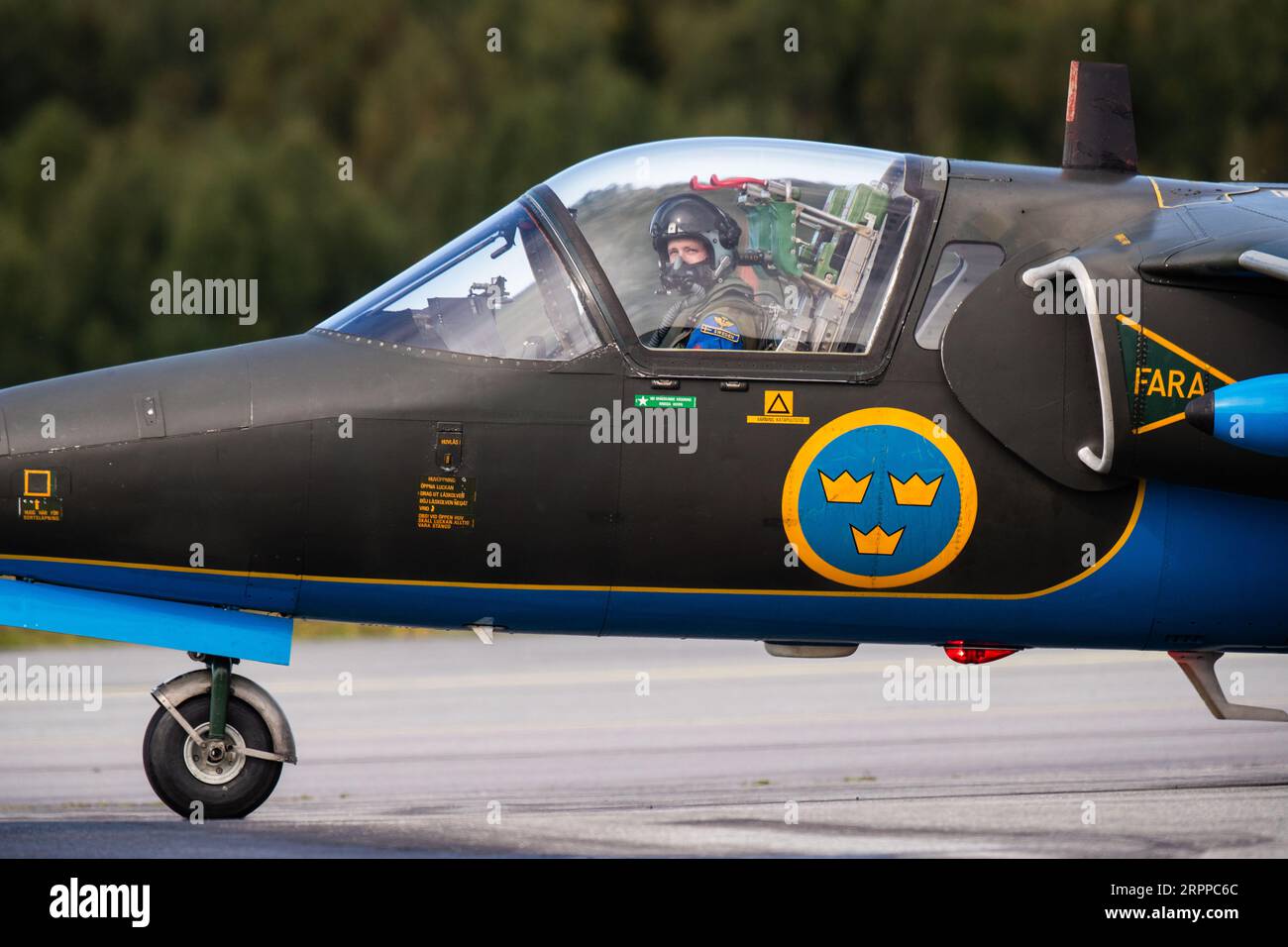 Air show, The Saab 105, SK 60, at Örebro airport, Örebro, Sweden Stock Photo - Alamy
