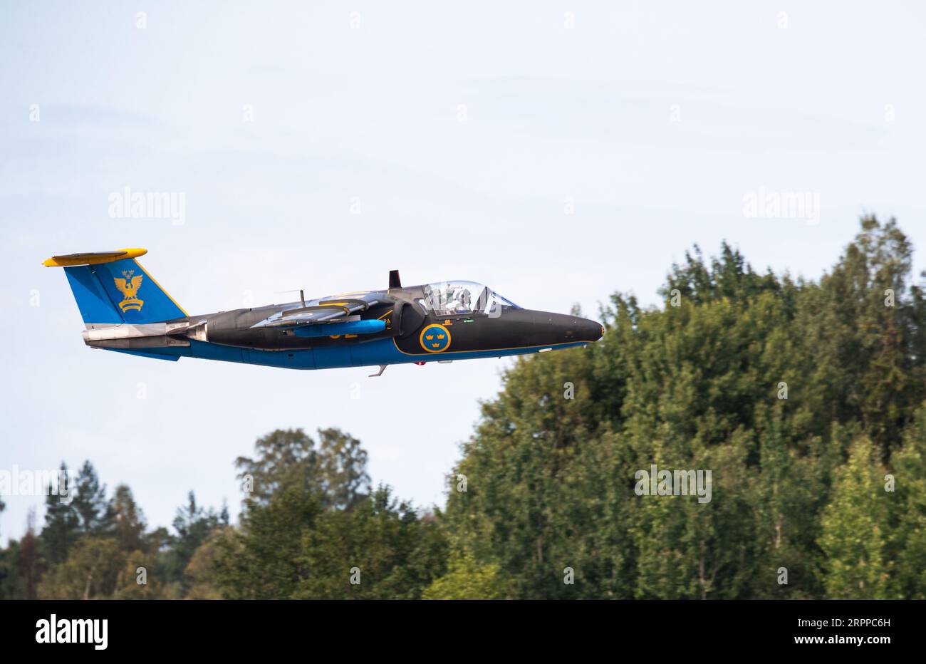 Air show, The Saab 105, SK 60, at Örebro airport, Örebro, Sweden Stock ...