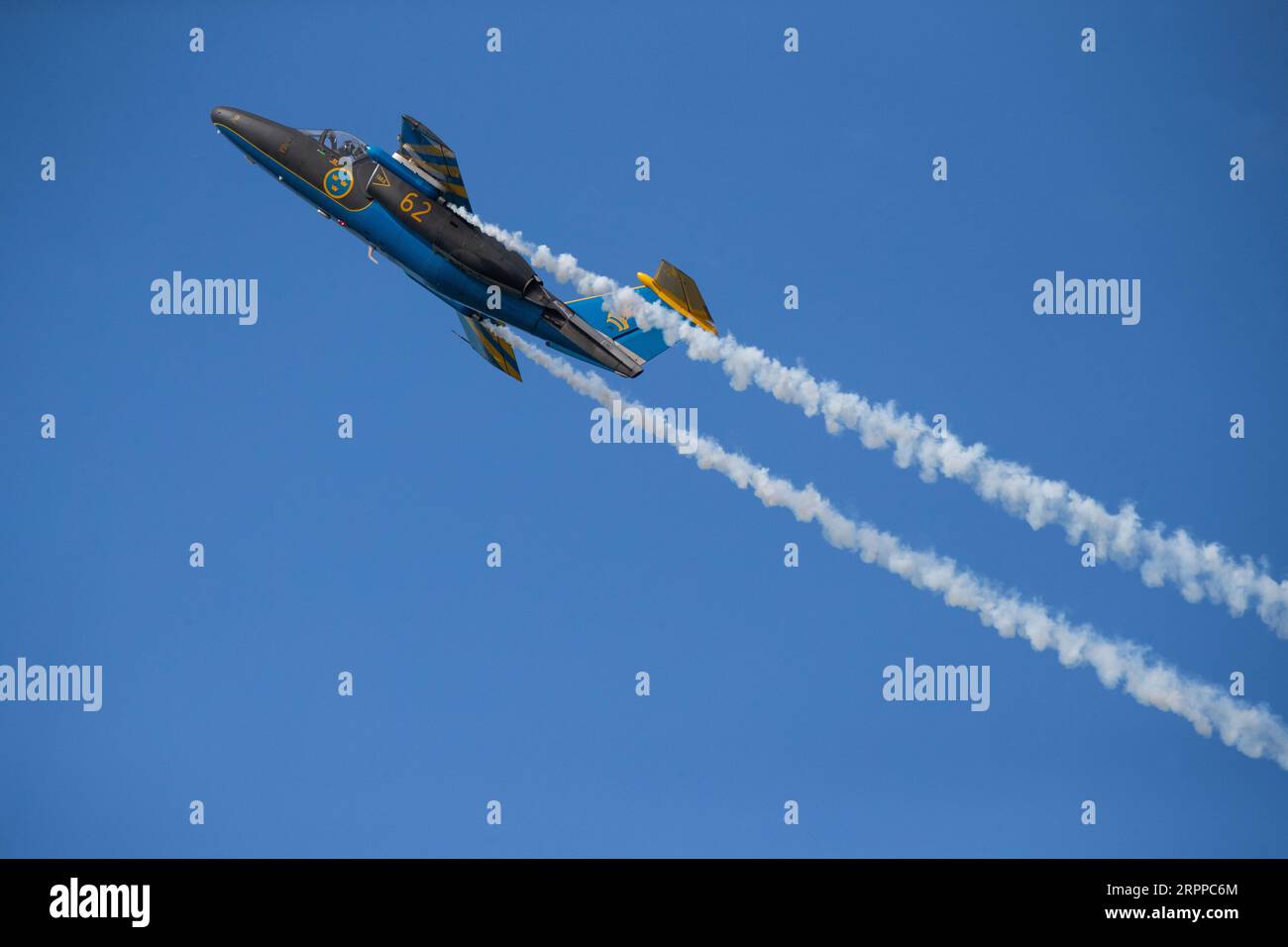Air show, The Saab 105, SK 60, at Örebro airport, Örebro, Sweden Stock ...