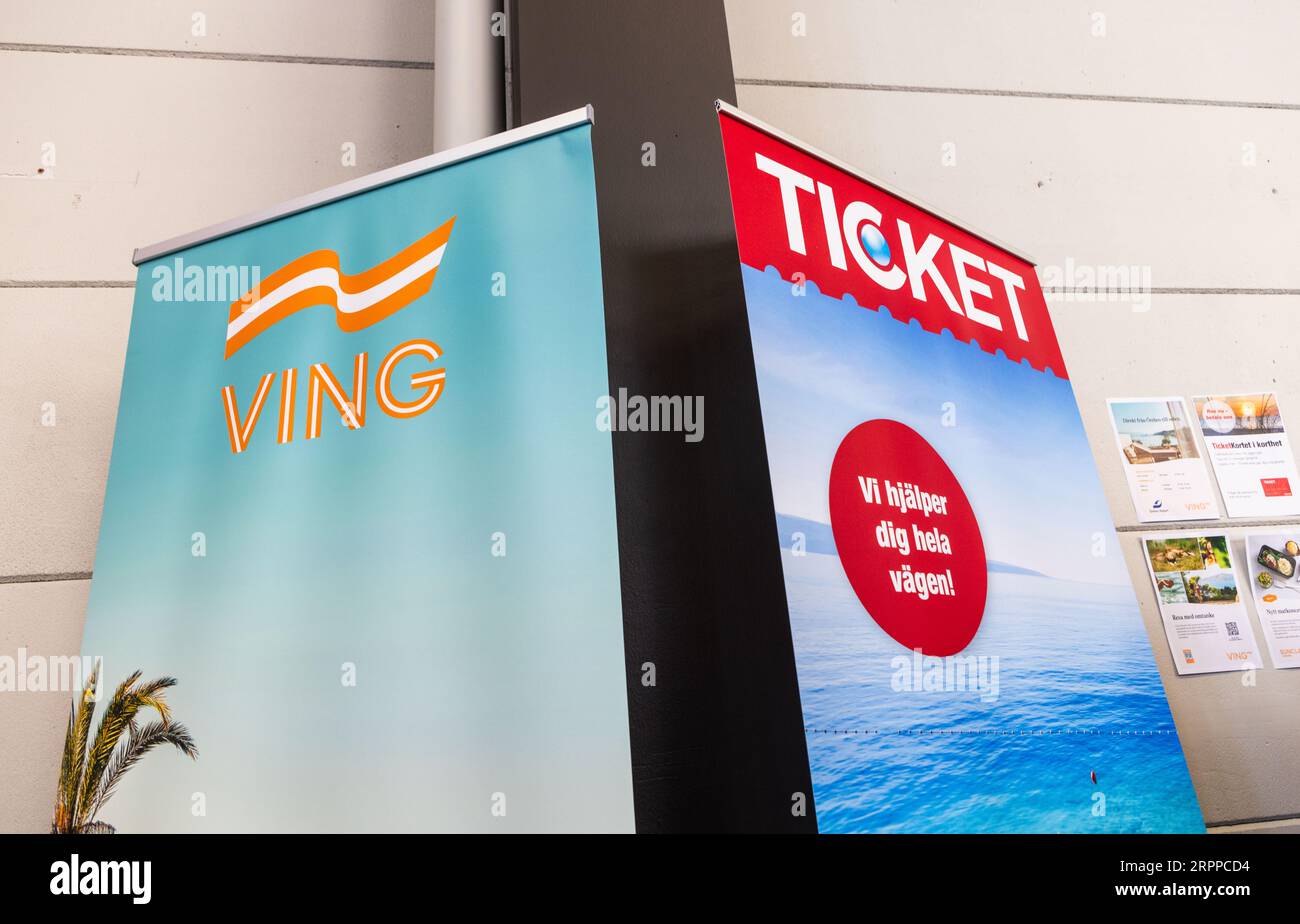 Ving logo and Ticket logo Stock Photo - Alamy