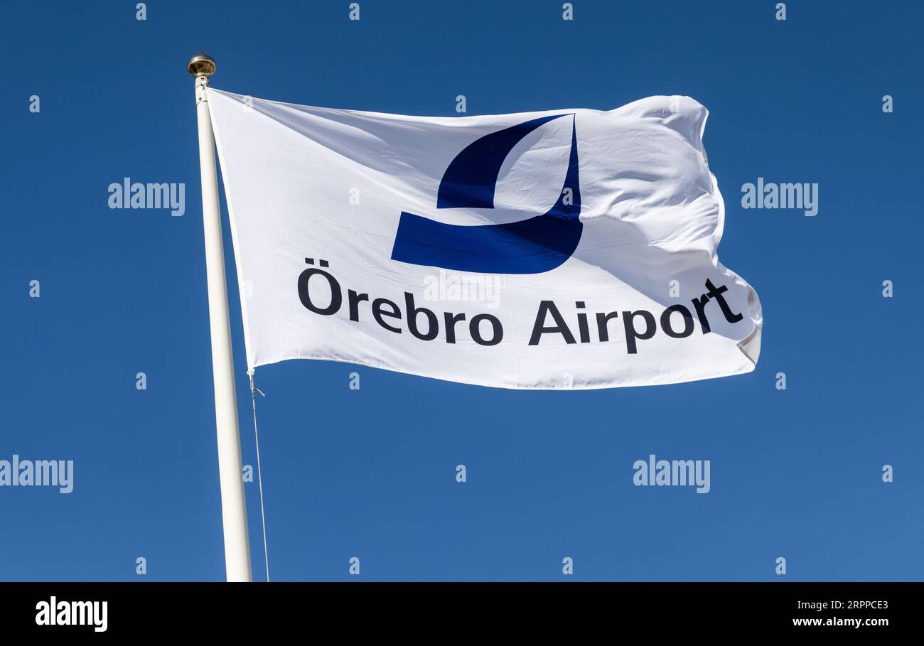 Orebro airport flag hi-res stock photography and images - Alamy