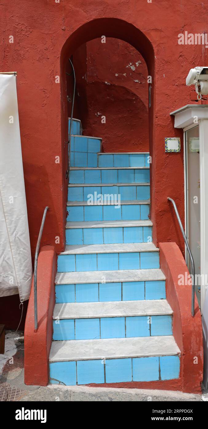 Capri stairway hi-res stock photography and images - Alamy