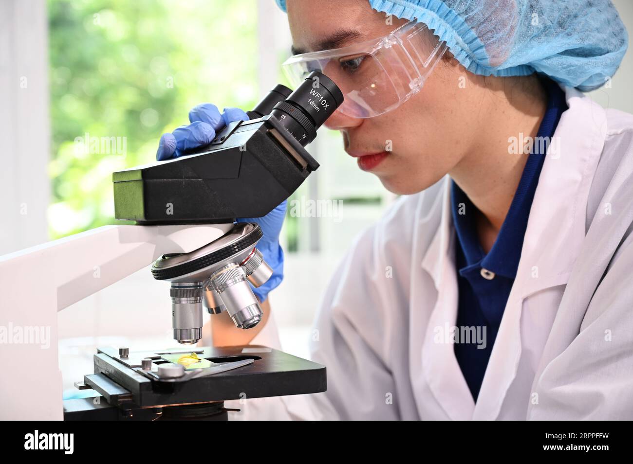 laboratory, woman, microscope, research, scientist, science, medical ...