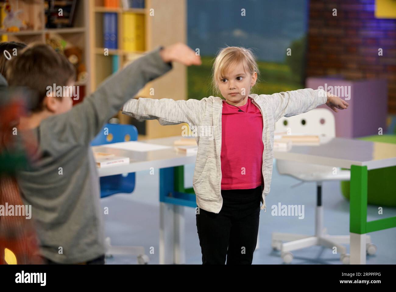 Educational television classroom hi-res stock photography and images ...