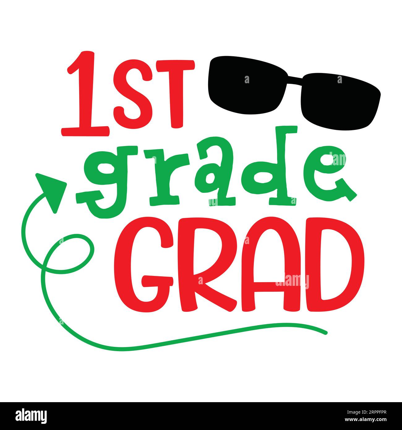 1st Grade Grad typography t shirt design, tee print, calligraphy ...