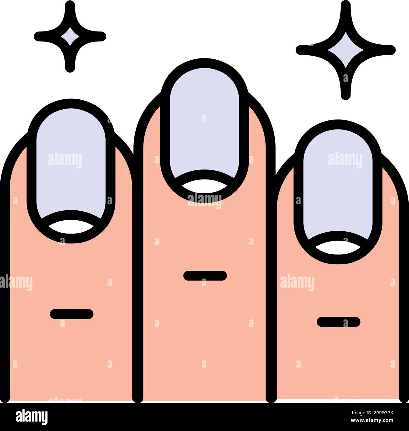 Woman thumb and index finger Stock Vector Images - Alamy