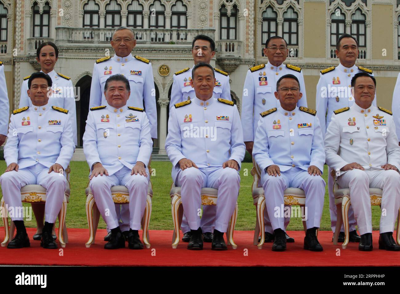 Bangkok, Thailand. 05th Sep, 2023. Thailand's Prime Minister Srettha Thavisin and his cabinet ...