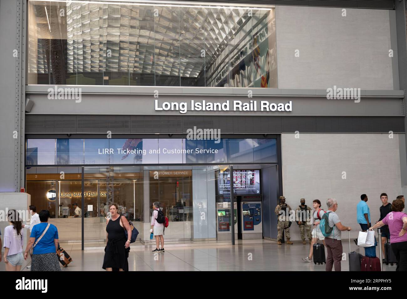 New York, New York, USA. 4th Sep, 2023. A LIRR Ticketing and Customer ...