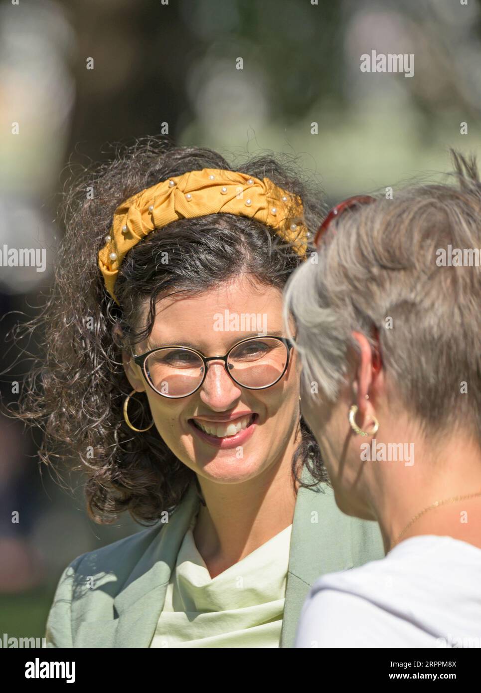 Layla Moran MP (LibDem - Oxford West and Abingdon) in Victoria Tower ...
