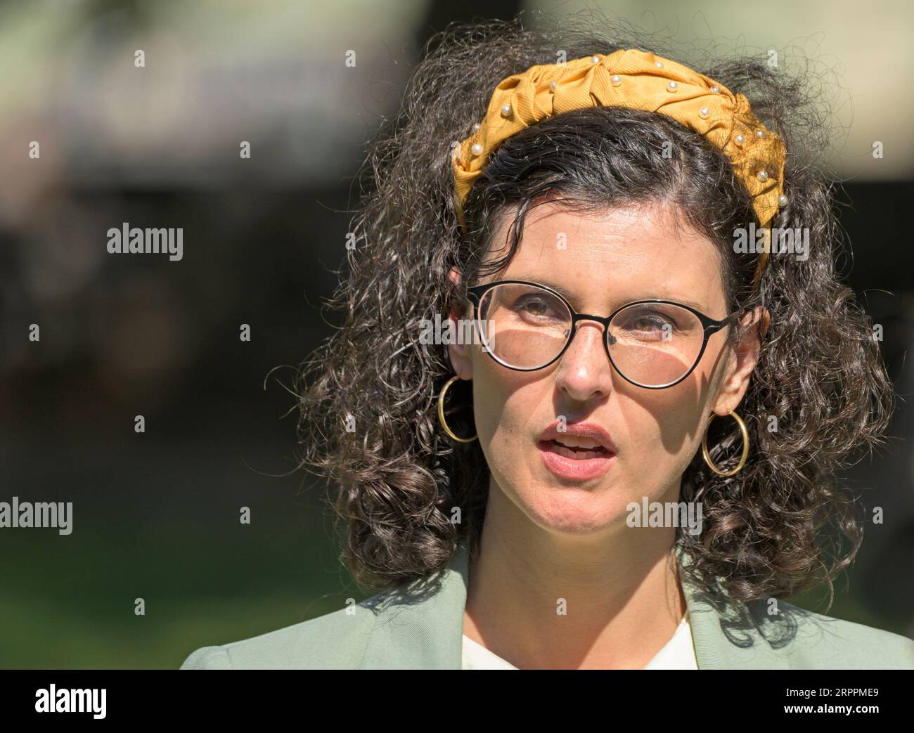 Layla Moran MP (LibDem - Oxford West and Abingdon) in Victoria Tower ...