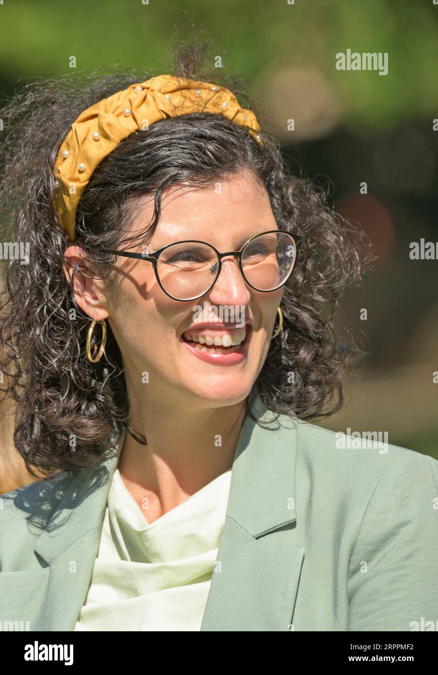 Layla Moran MP (LibDem - Oxford West and Abingdon) in Victoria Tower ...