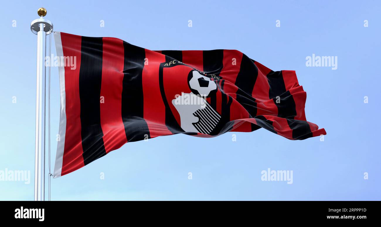 Bournemouth football club logo hi-res stock photography and images - Alamy