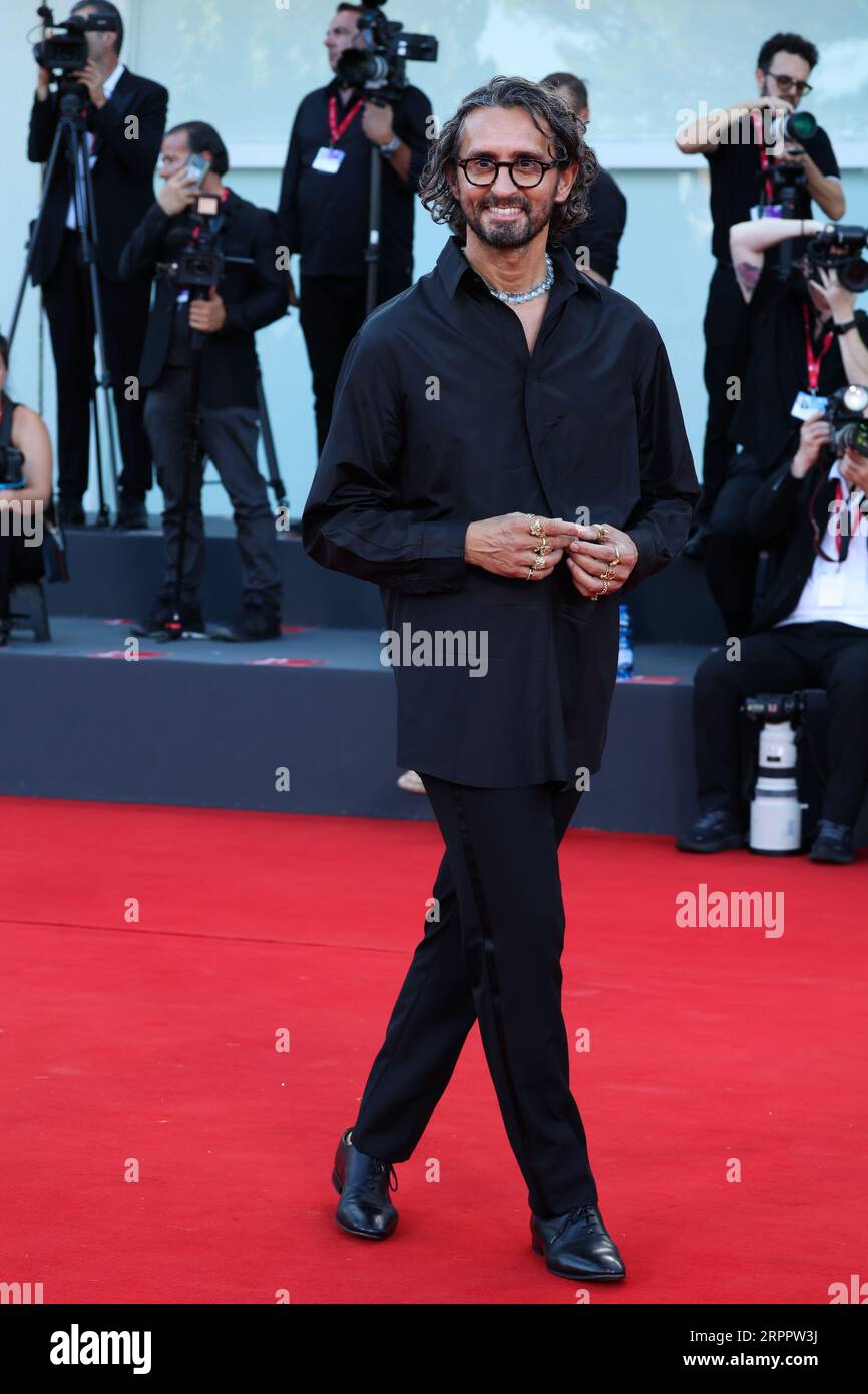 Simone Marchetti attends a red carpet for the movie "Priscilla" at the ...