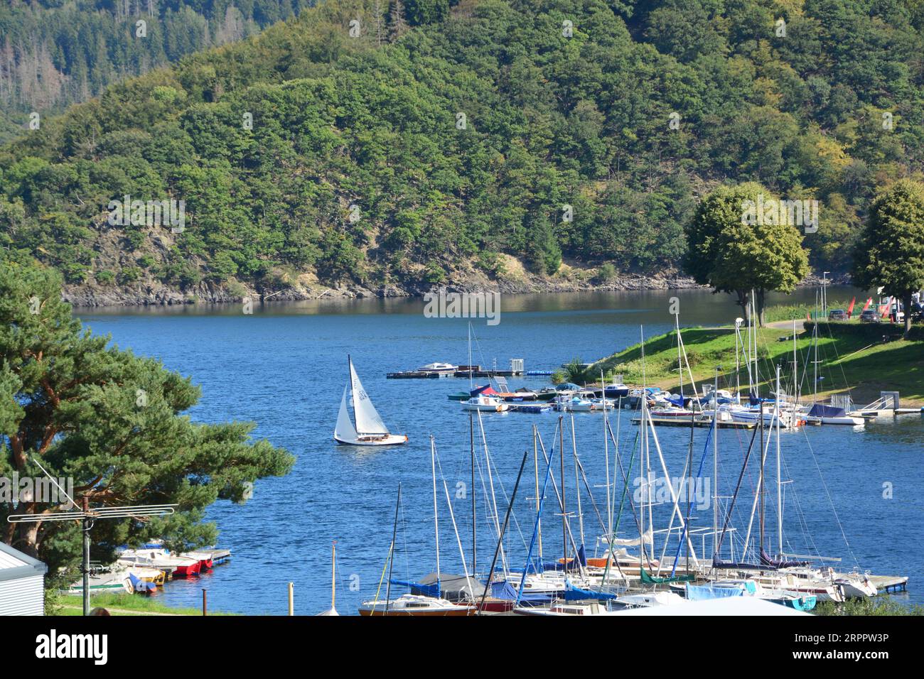 Woffelsbach and Rursee in Germany Stock Photo - Alamy