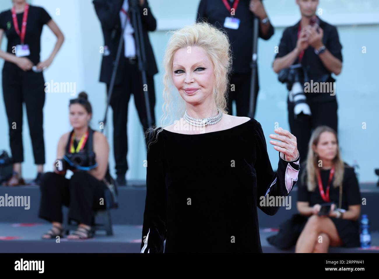 Patty Pravo attends a red carpet for the movie "Priscilla" at the 80th ...