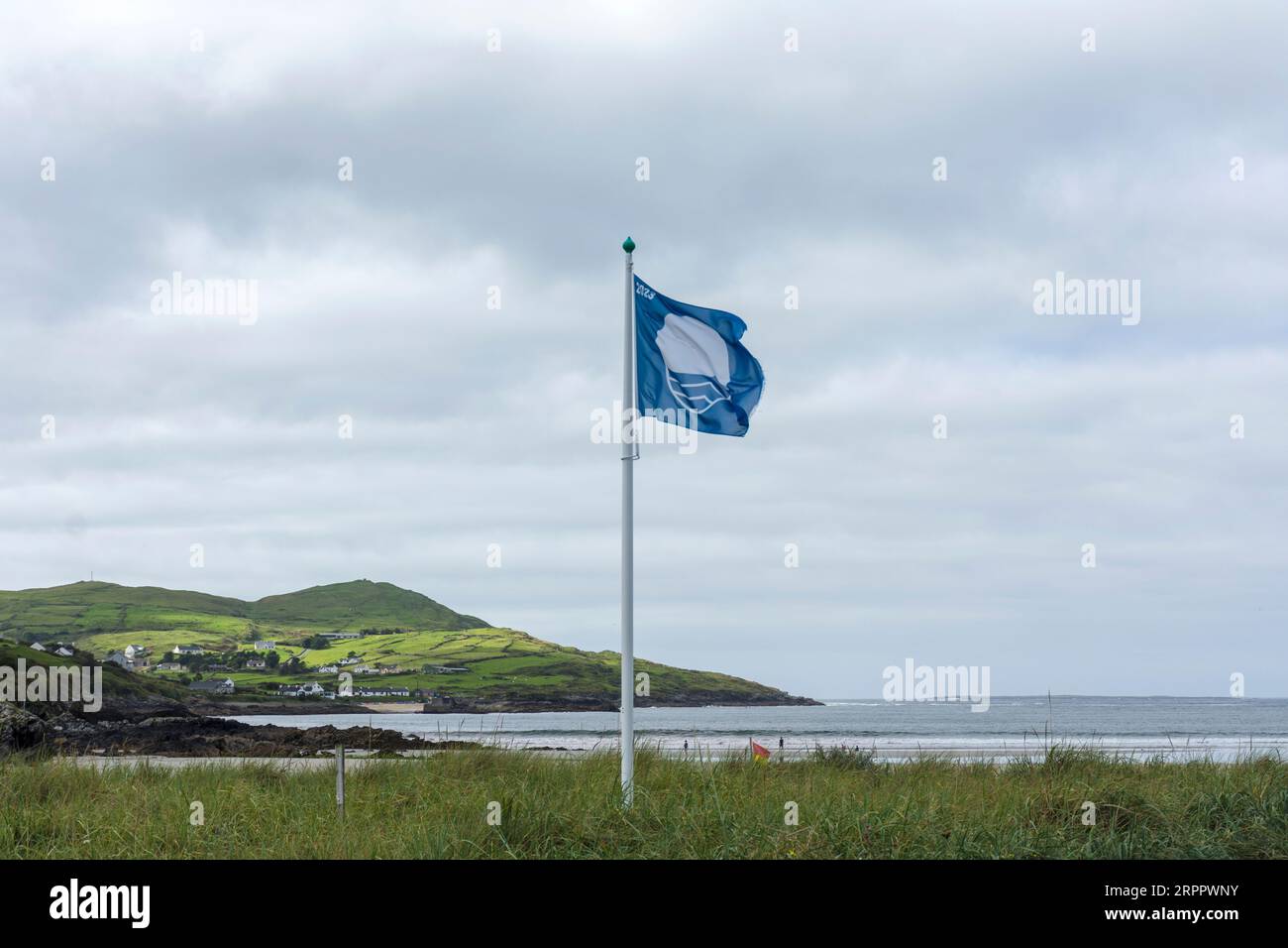 Narin Strand or beach, near Portnoo, Ardara, County Donegal, Ireland. A ...