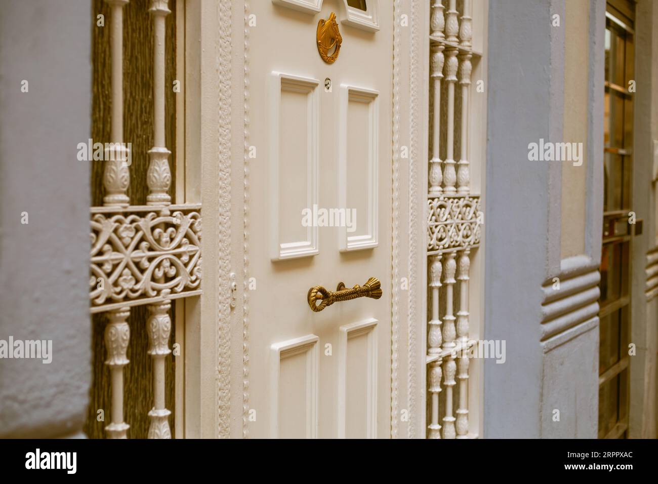 Entrance door of a house in Europe Stock Photo - Alamy