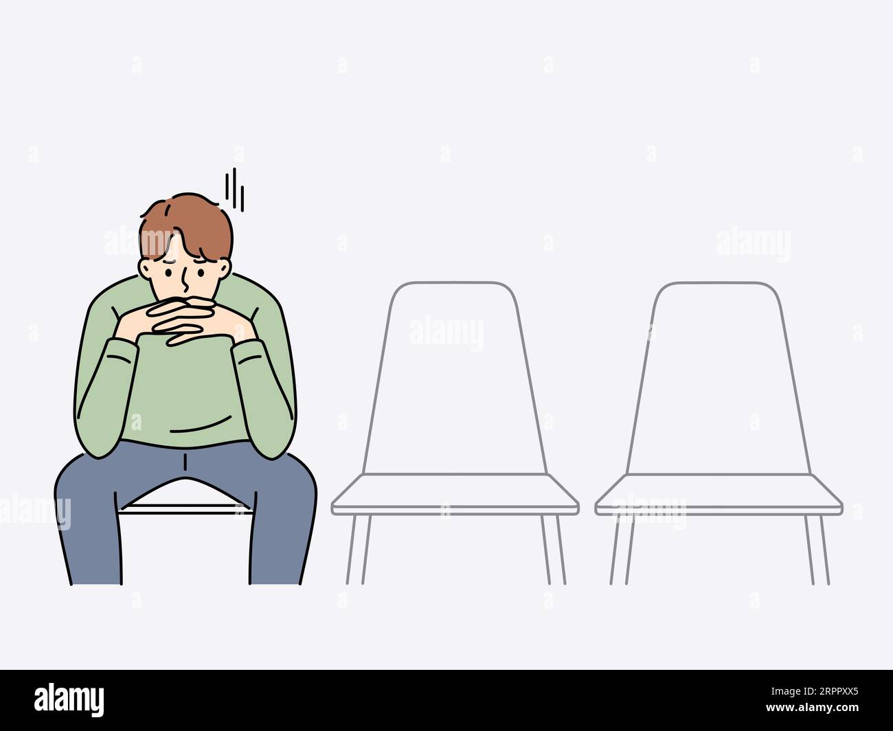 Nervous Interview Clipart