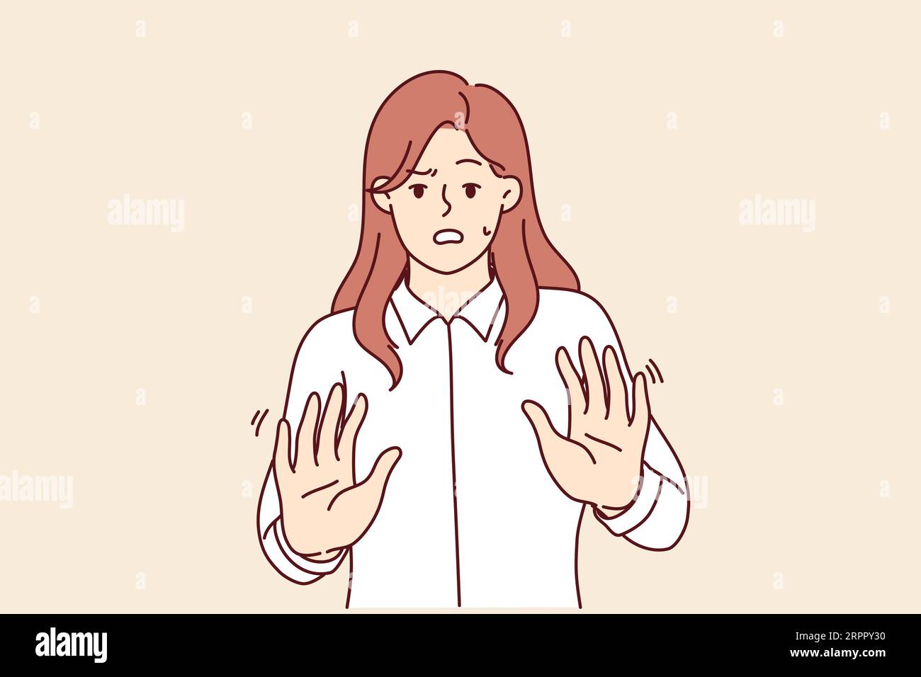 Girl stress due economic hi-res stock photography and images - Alamy