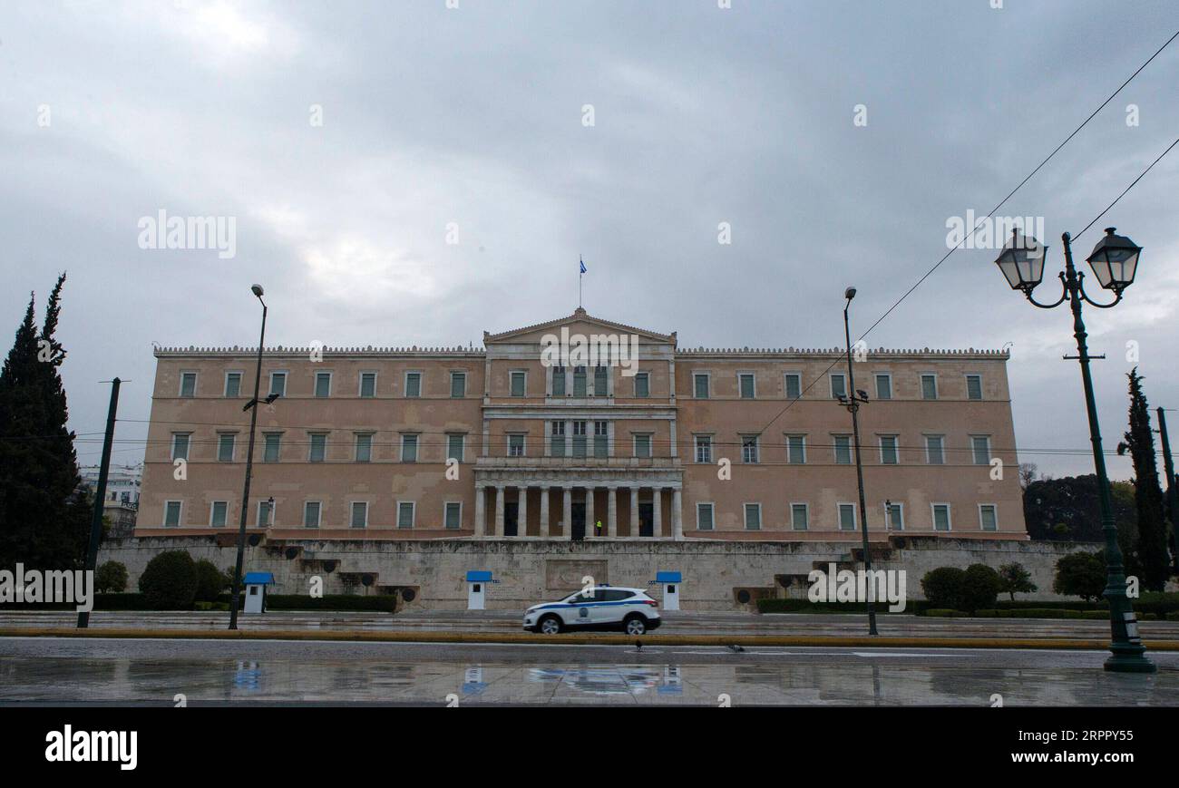Grece athens covid19 lockdown hi-res stock photography and images - Alamy