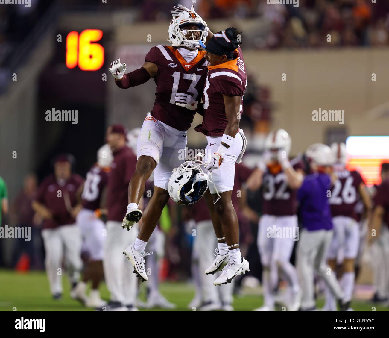 September 2, 2023: Virginia Tech Hokies cornerback Derrick Canteen (13 ...