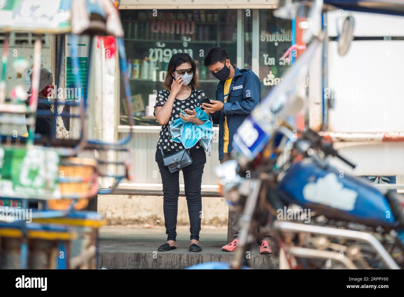 Laos vientiane covid19 daily hi-res stock photography and images - Alamy