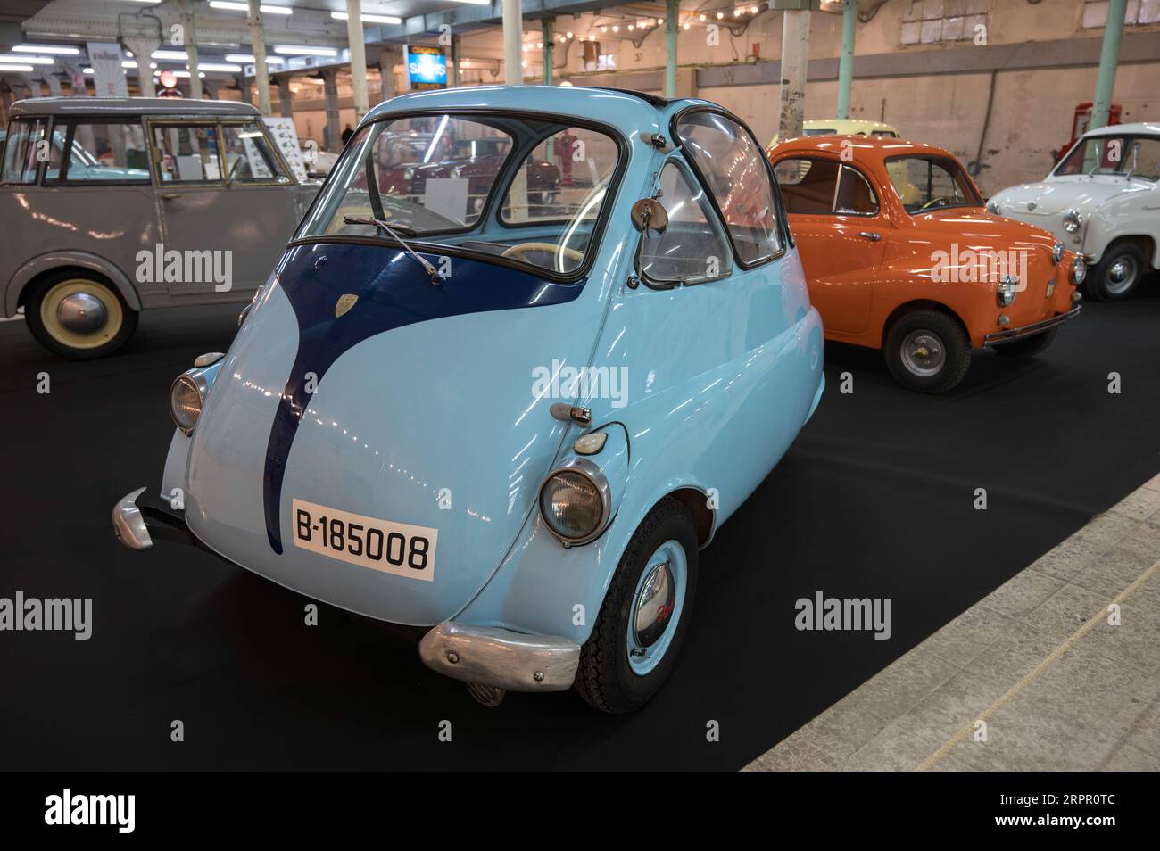 ISO Rivolta Isetta 236cc from 1965 blue Stock Photo - Alamy