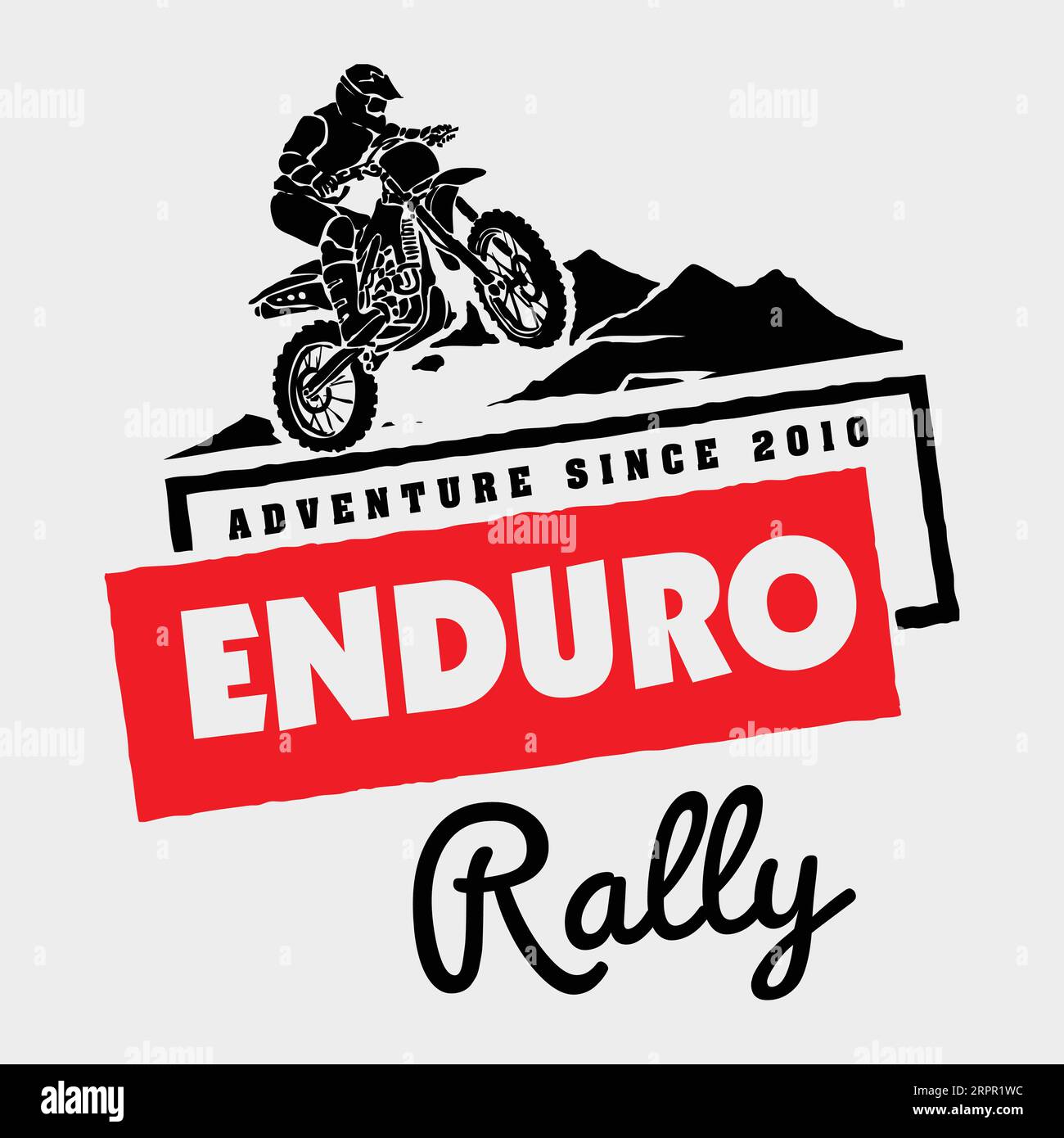 Enduro Rally typography t shirt design, tee print, calligraphy ...