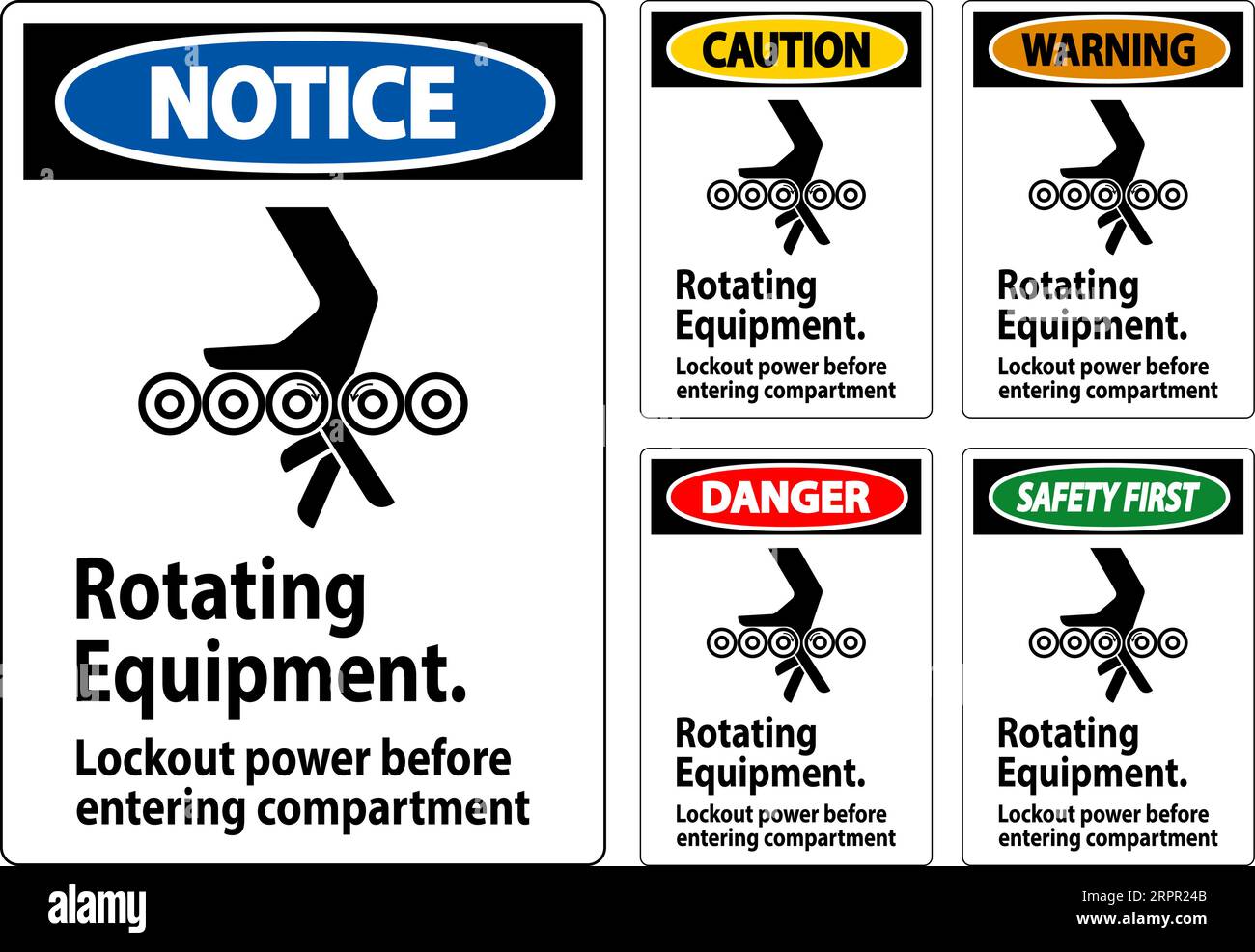 Mechanical gear equipment rotating cogwheel Stock Vector Images - Alamy