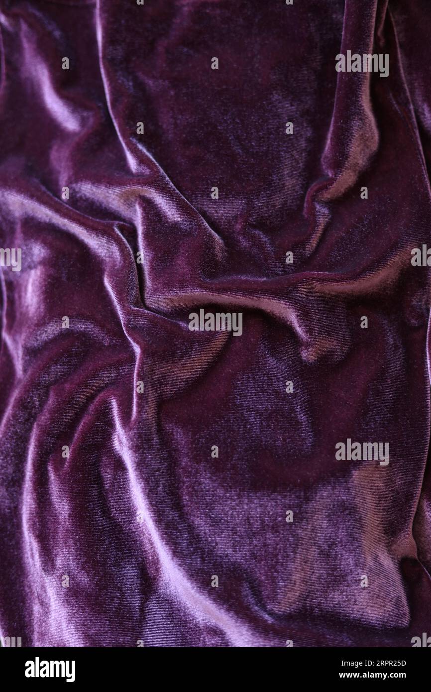 burgundy colored velvet fabric texture Stock Photo - Alamy