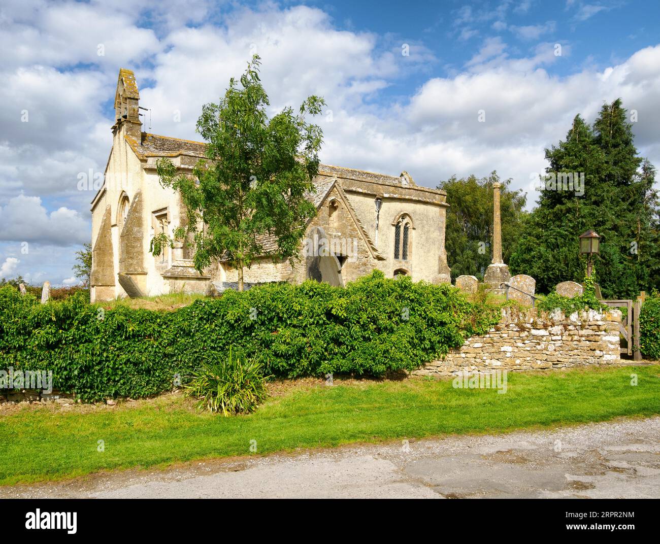 Church of St John the Baptist at Inglesham by the River Thames in ...