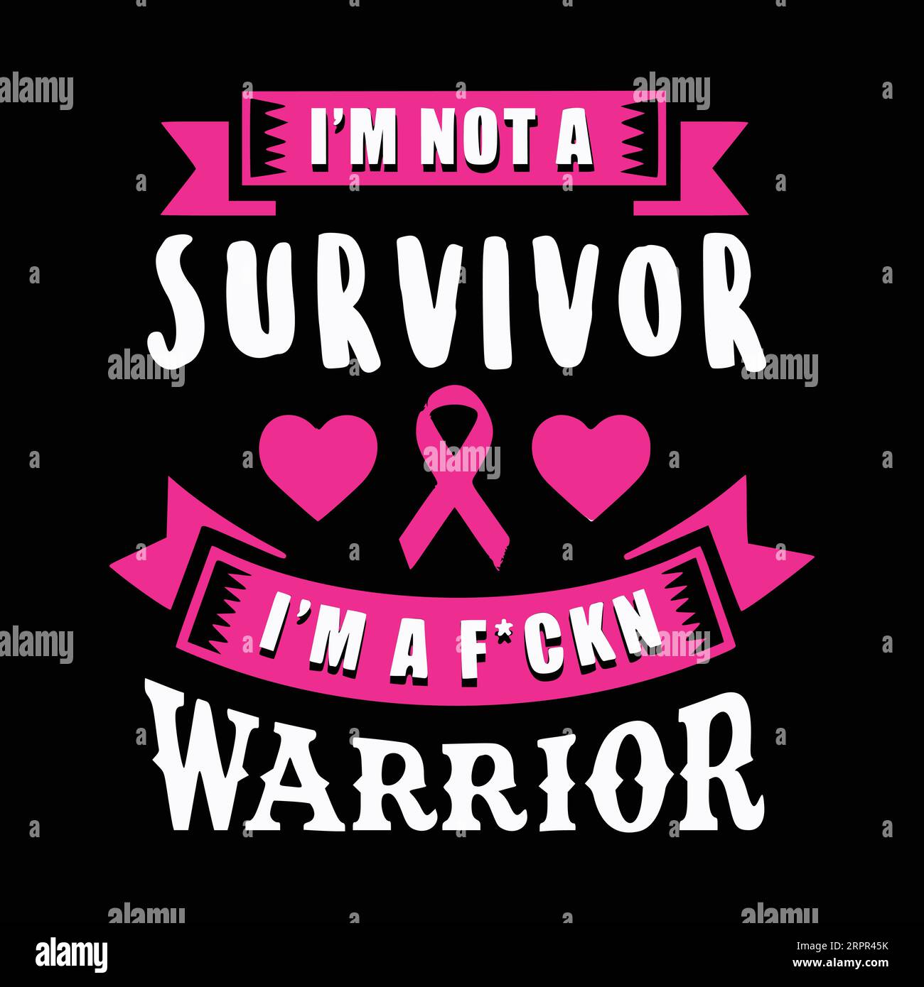 I'm not a survivor typography t shirt design, tee print, calligraphy ...