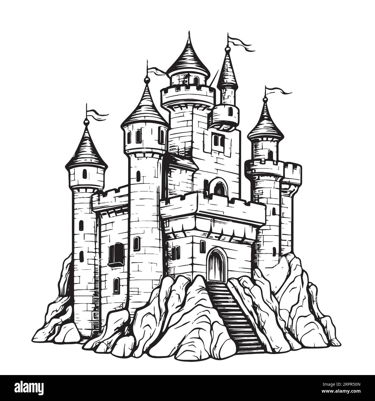 Old castle sketch hand drawn sketch Vector Stock Vector Image & Art - Alamy Old castle sketch hand drawn sketch Vector Stock Vector Image & Art - Alamy