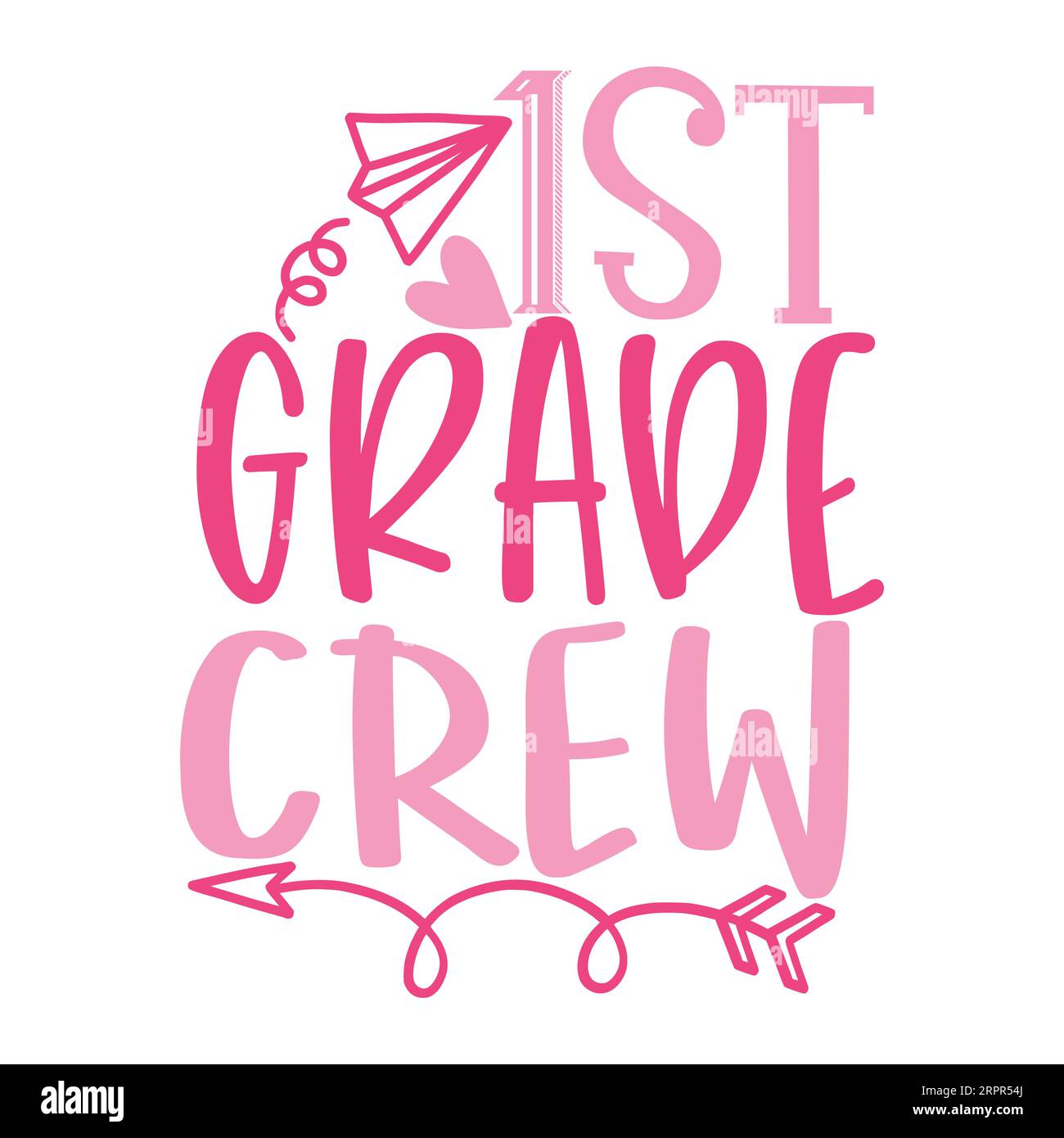 1st grade crewtypography t shirt design, tee print, calligraphy ...