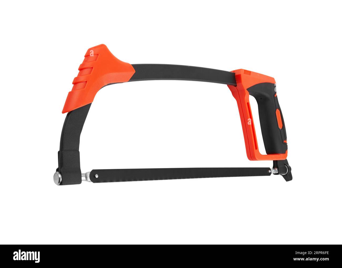 Hacksaw for metal on a white background Stock Photo - Alamy