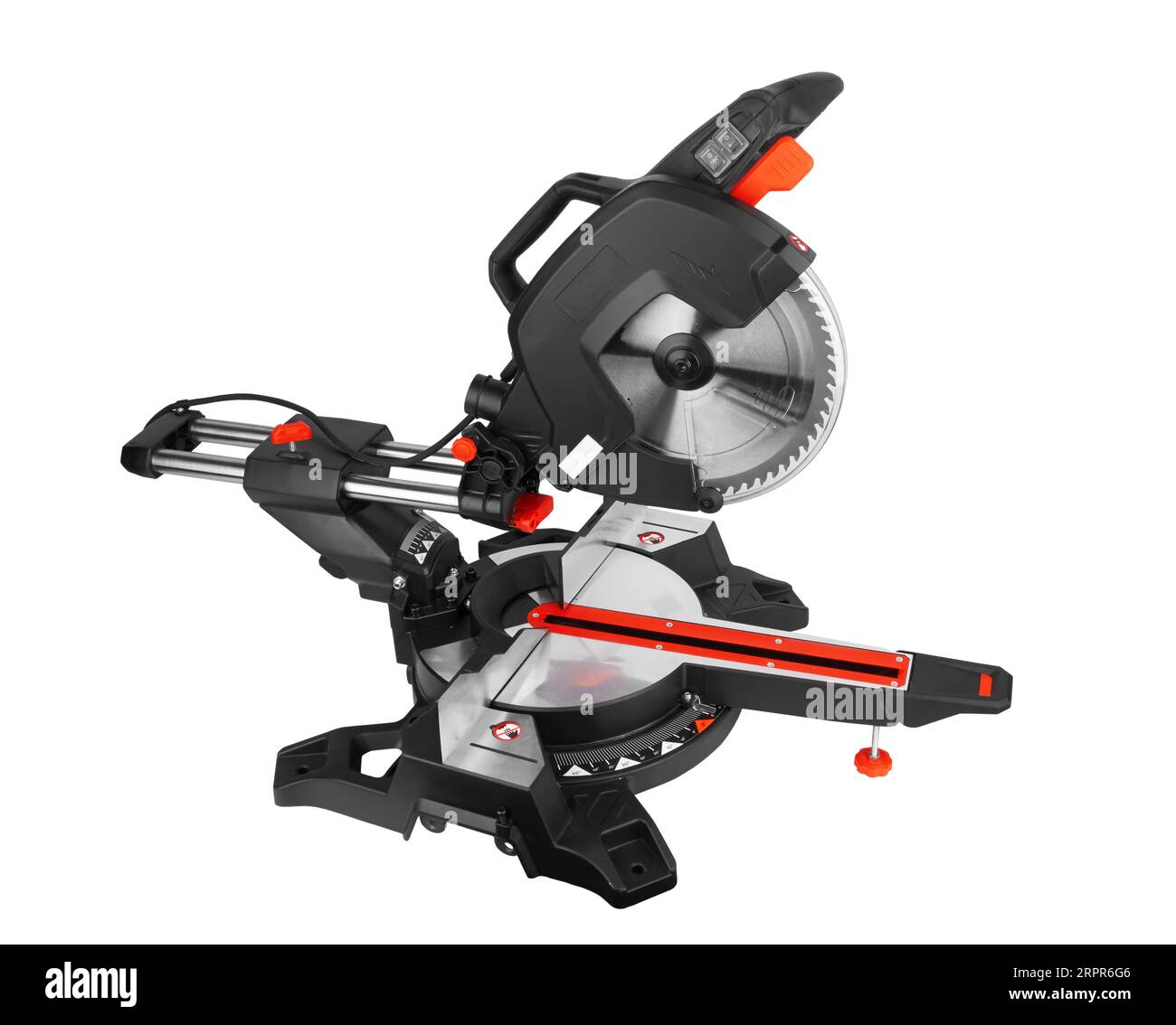 Power tools circular saw isolated on a white background Stock Photo - Alamy