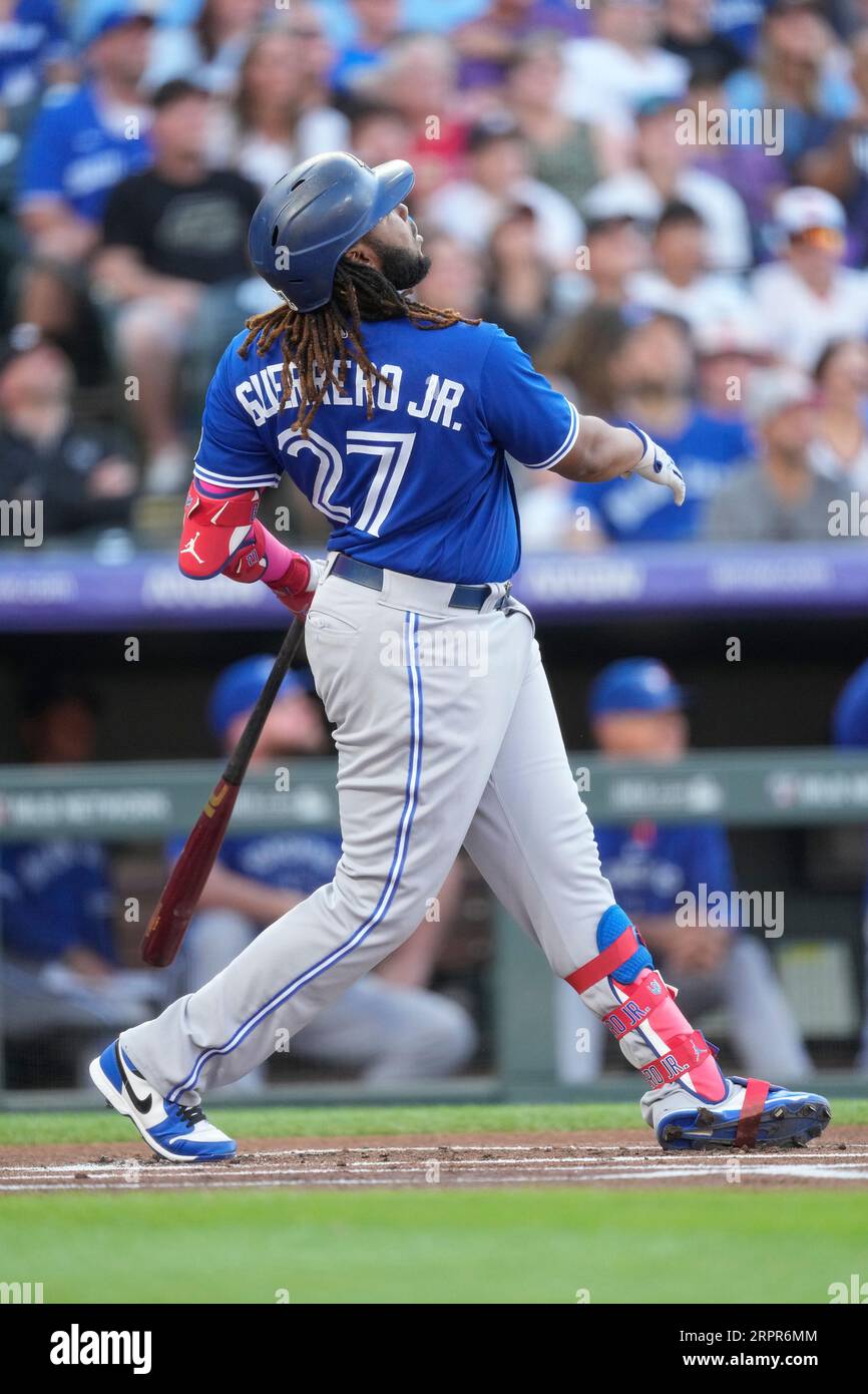Toronto Blue Jays first baseman Vladimir Guerrero Jr. (27) in the first ...